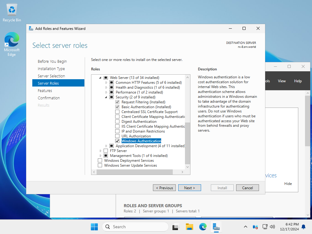 احراز هویت ویندوز (Windows Authentication) در IIS | حافظ نت